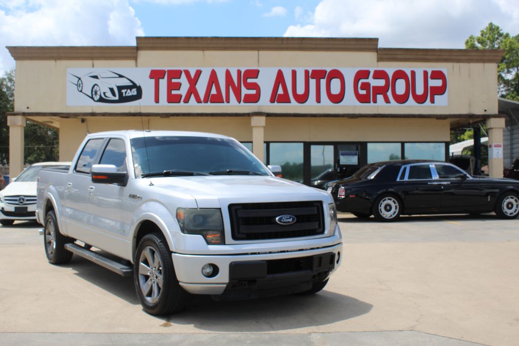 2013 FORD F150 in SPRING TX at TEXANS AUTO GROUP, SILVER, 1FTFW1CT0DKF70885