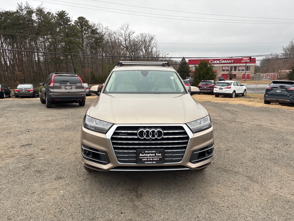 2019 AUDI Q7 in CLINTON MD at AUTOPLEX INC., TAN, WA1LAAF73KD027588