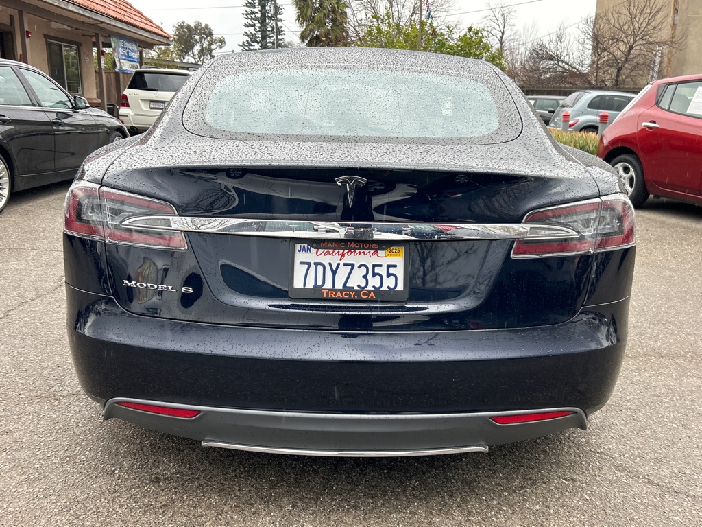 2014 TESLA MODEL S in TRACY CA at MANIC MOTORS, BLUE, 5YJSA1S10EFP28878